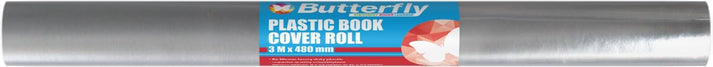 PLASTICK BOOK COVER ROLL 3m x 480mm BFFY – Stationery Online