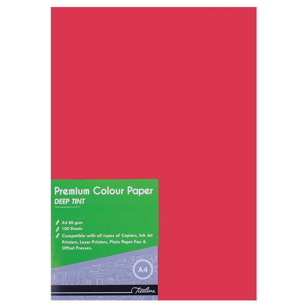 80g Paper ream 100 Bright Colour – Stationery Online