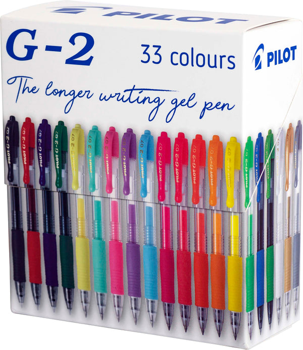 PILOT G2 0.7 ASSORTED BOX OF 33 – Stationery Online